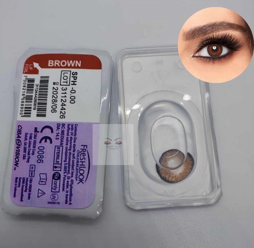 Freshlook Contact Lens - Brown - Eyelash World