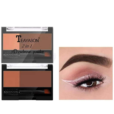 TEAYASON 2 In 1 Matte Eyebrows Powder. - Eyelash World