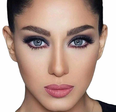 Bella Contact Lens in Contour Platinum - Eyelash World