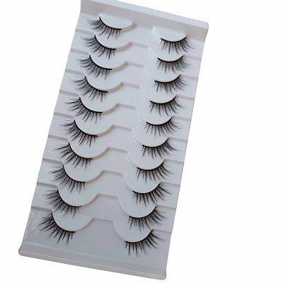 10 Pair Standard Quality Half Eyelash Set - Eyelash World